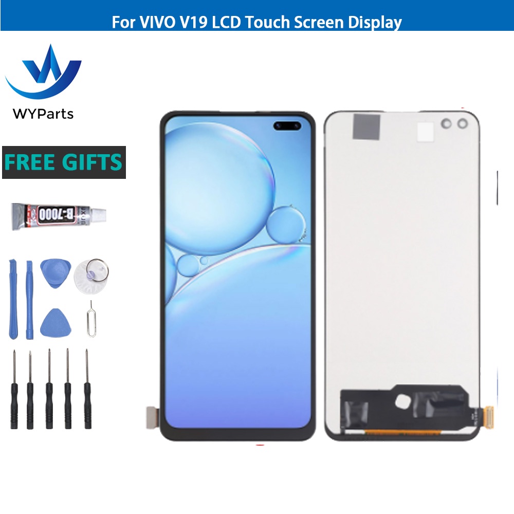 For vivo V19 Material LCD Screen and Digitizer Full Assembly (Not Supporting Fingerprint ...