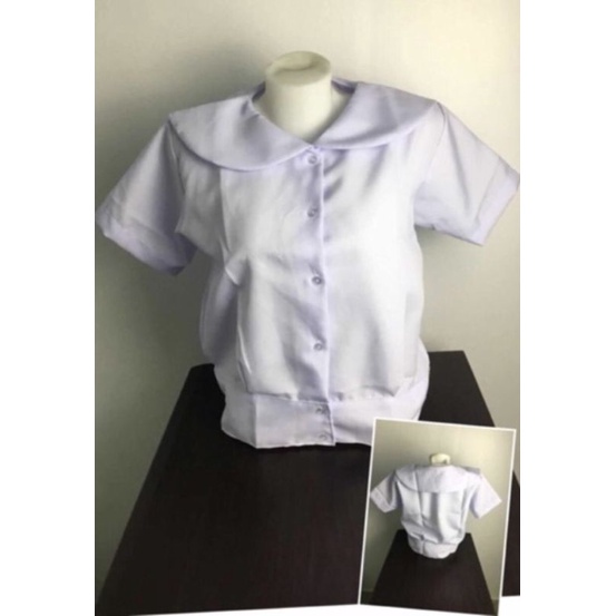 SCHOOL GIRLS UNIFORM BLOUSE FOR KIDS AND ADULTS (BABY COLLAR KATRINA ...