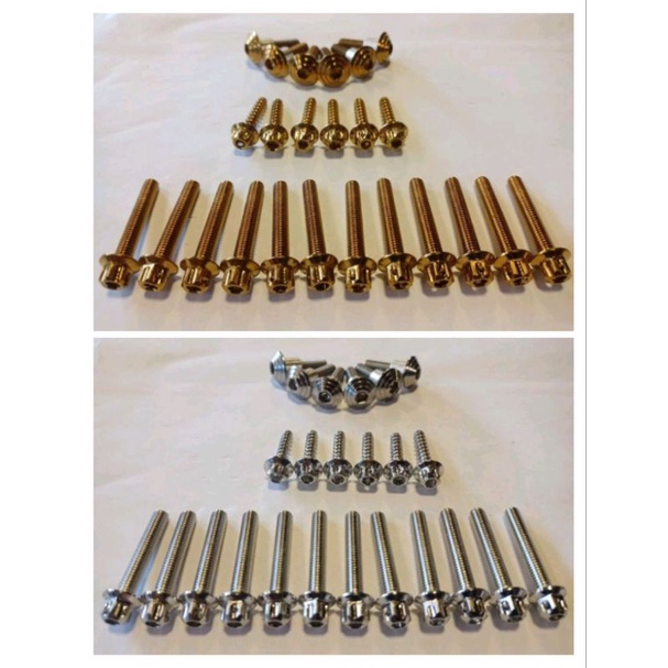 Crankcase Bolts Full Cnc Aerox v1 Aerox v2 | Shopee Philippines