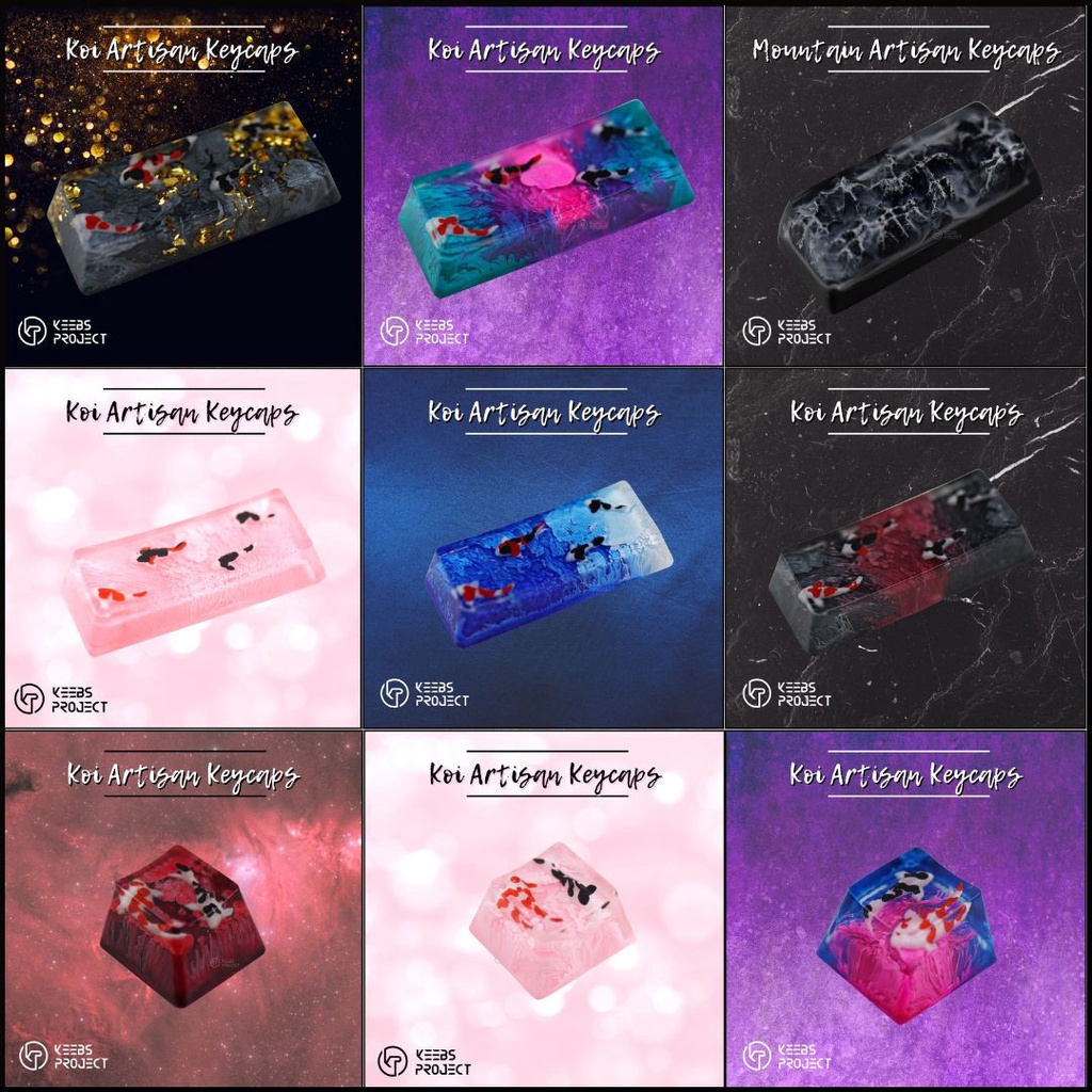 Koi Artisan Keycaps for Mechanical Keyboard - ENTER KEY | Shopee ...