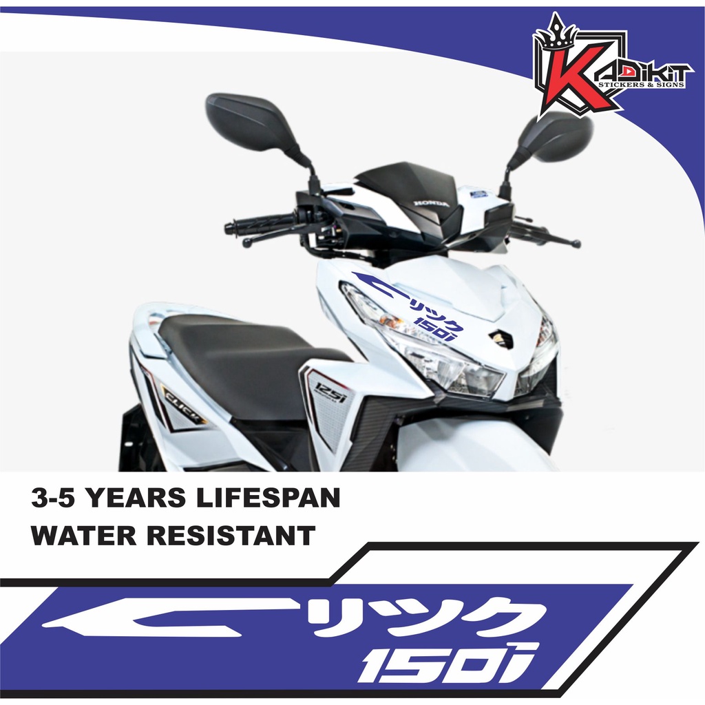 Honda Click V1 Japan JDM High Quality Water Resistant Sticker | Shopee ...