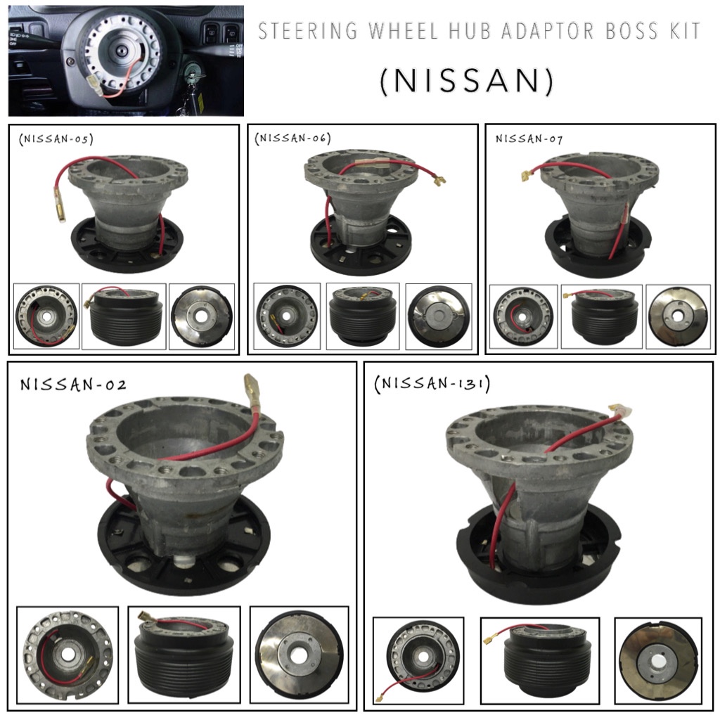 LD NISSAN CAR STEERING WHEEL RACING HUB ADAPTER BOSS KIT | Shopee ...