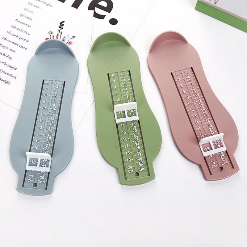 3 Colors Baby Foot Ruler Kids Foot Length Measuring Gauge Device Child ...