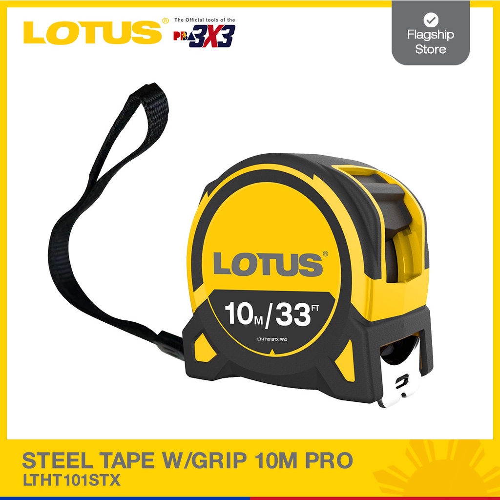 Lotus Steel Tape W/Grip PRO (Inch/Fractional Scale) | 3M,10M,5M ,8M ...