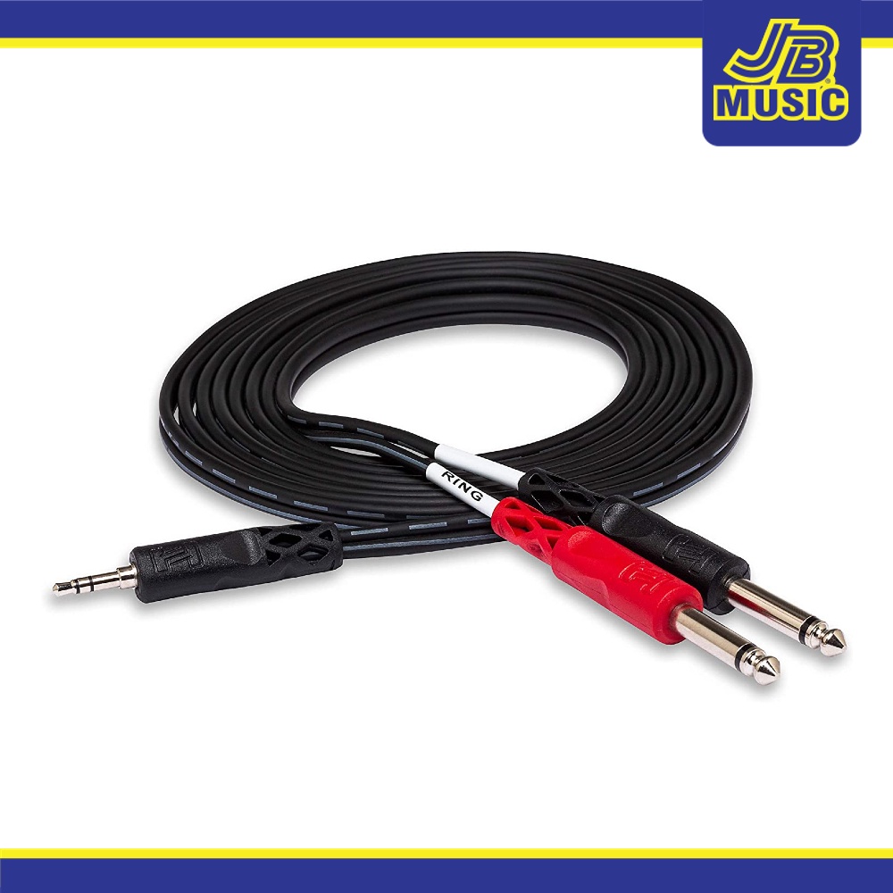Hosa - CMP-159 Y-Cable Stereo Breakout Cable - 3.5mm TRS Male 1/4-inch ...