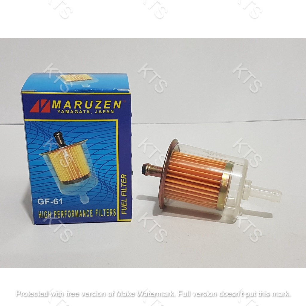 UNIVERSAL FUEL FILTER (TRANSPARENT) STRAIGHT TYPE (GF-61) | Shopee ...