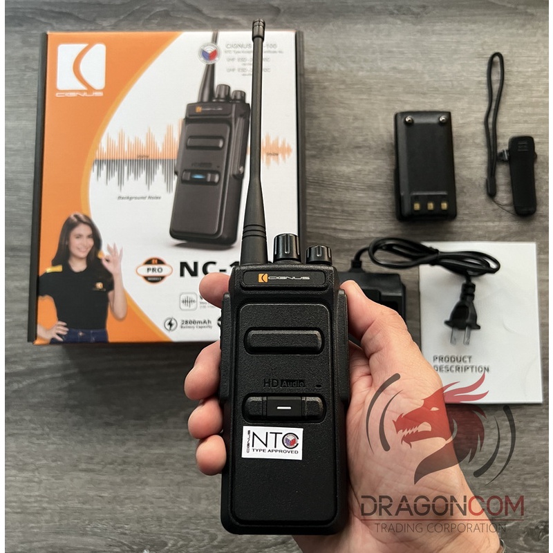 Cignus NC-100 or NC100 Noise Cancellation IP67 Waterproof Radio ...