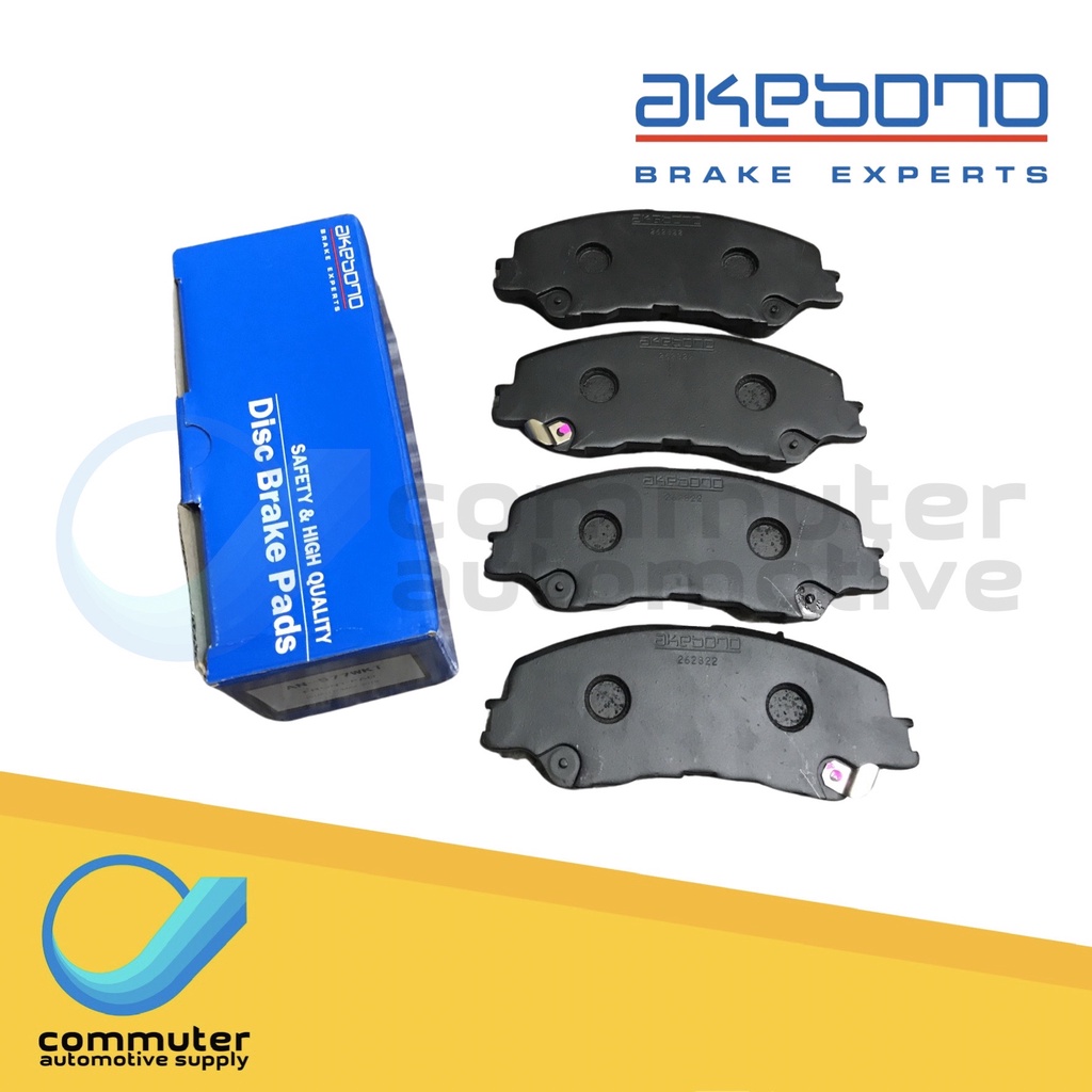 [FRONT] 2021-Up Isuzu Dmax LT, Mazda BT-50 Brake Pads - Akebono | Shopee Philippines