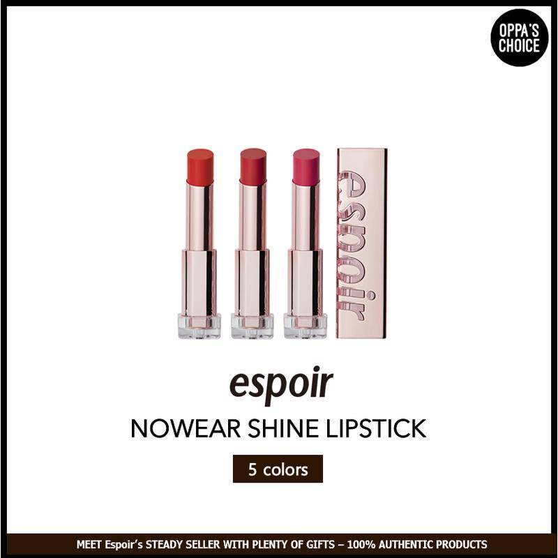 ESPOIR NOWEAR SHINE LIPSTICK (5 COLORS) | Shopee Philippines