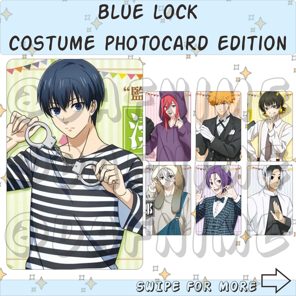 BLUE LOCK COSTUME EDITION PHOTOCARD ANIME | Shopee Philippines