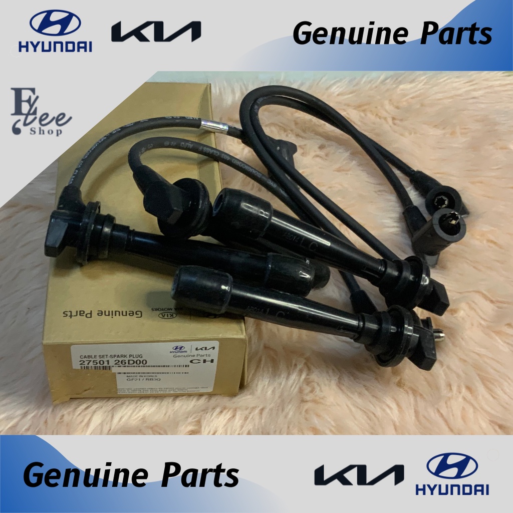 HIGH TENSION WIRE 2750126D00 for Rio 1.6, Getz 1.4, Matrix Gas | Shopee ...