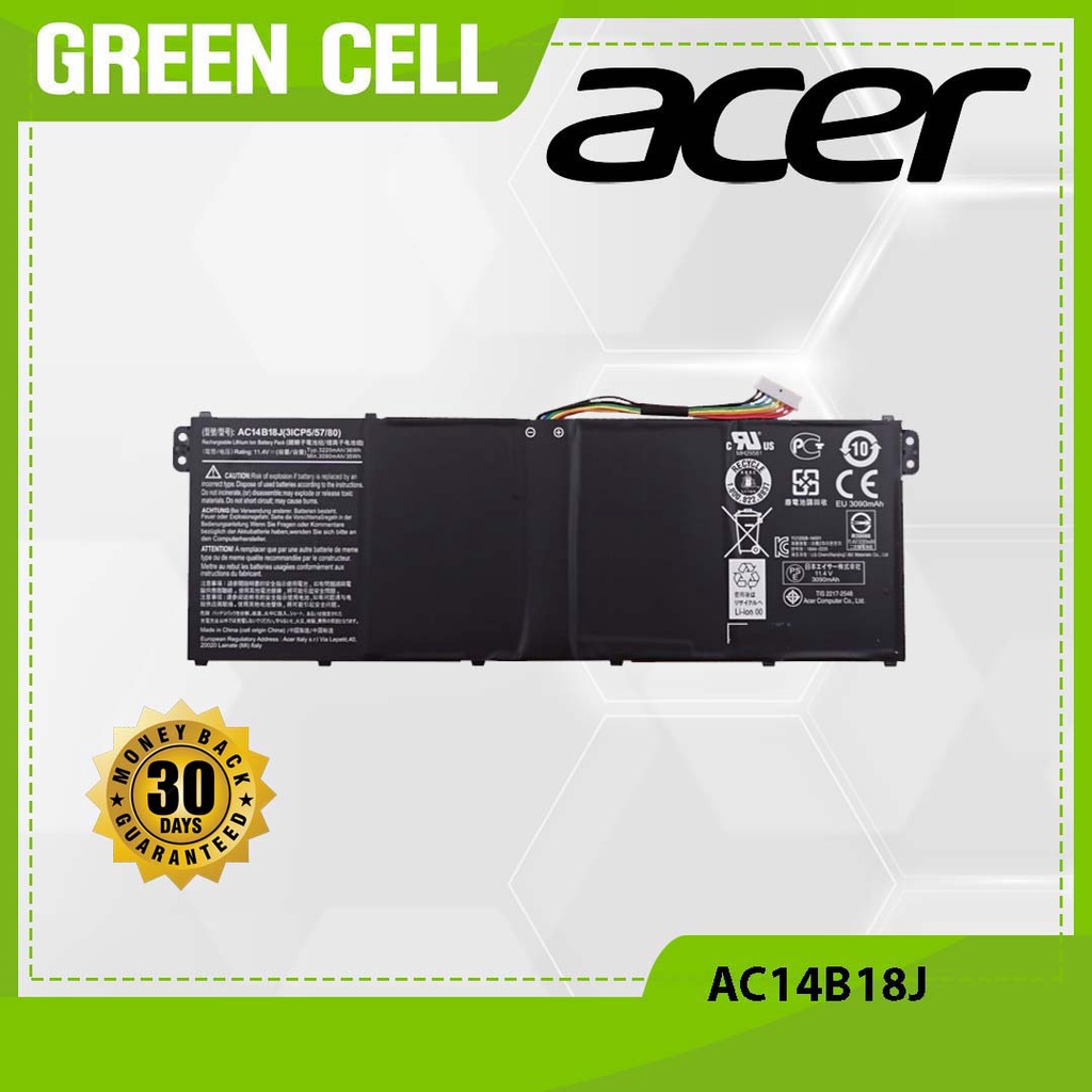 AC14B18J Laptop Battery for Acer Aspire ES1-511 ES1-512 ES1-132 ES1-522 ...