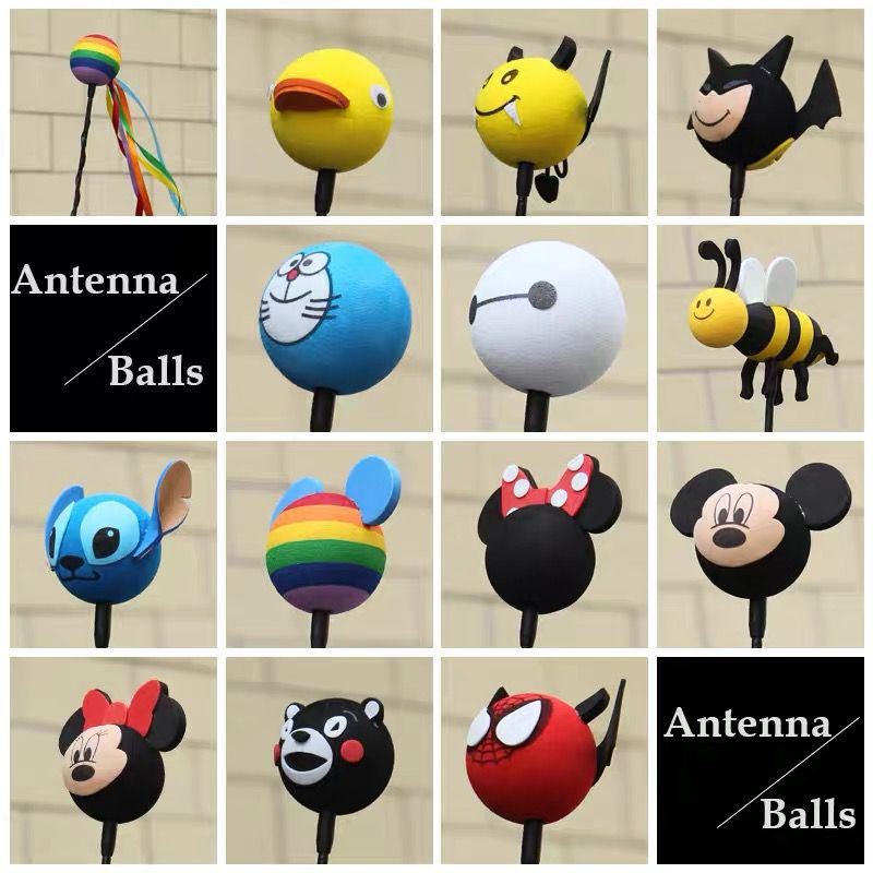 Universal Outboard Car Ball Antenna/Car Antenna Doll/Car Exterior ...