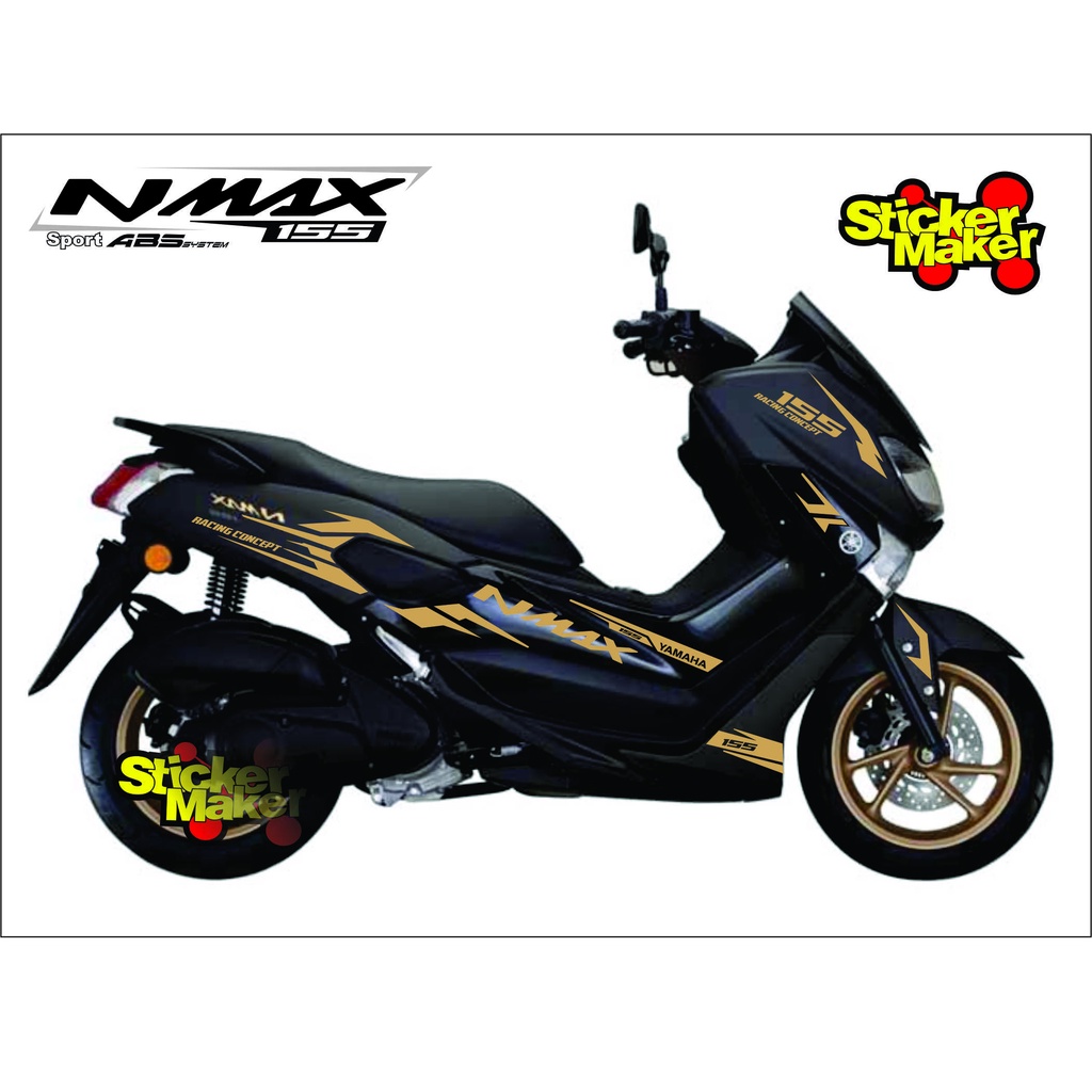 Sticker cutting nmax 155 old sticker striping body yamaha nmax 155 old ...