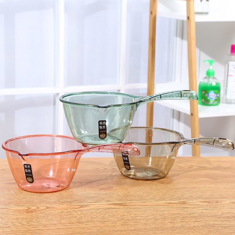 Water Dipper Clear Tabo Aesthetic Transparent Scooper Bathroom Toilet ...