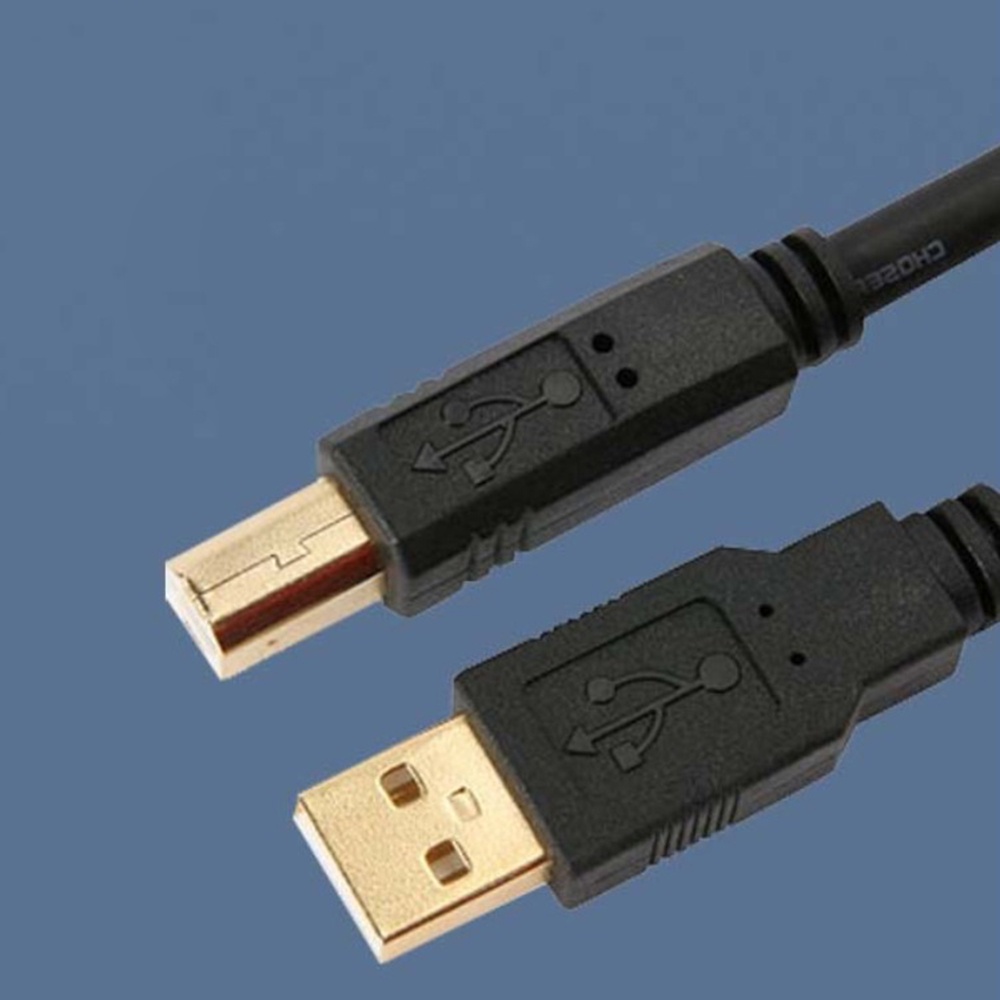 USB 2.0 Printer cable 15ft USB 2.0 AM to BM data cable for printer ...