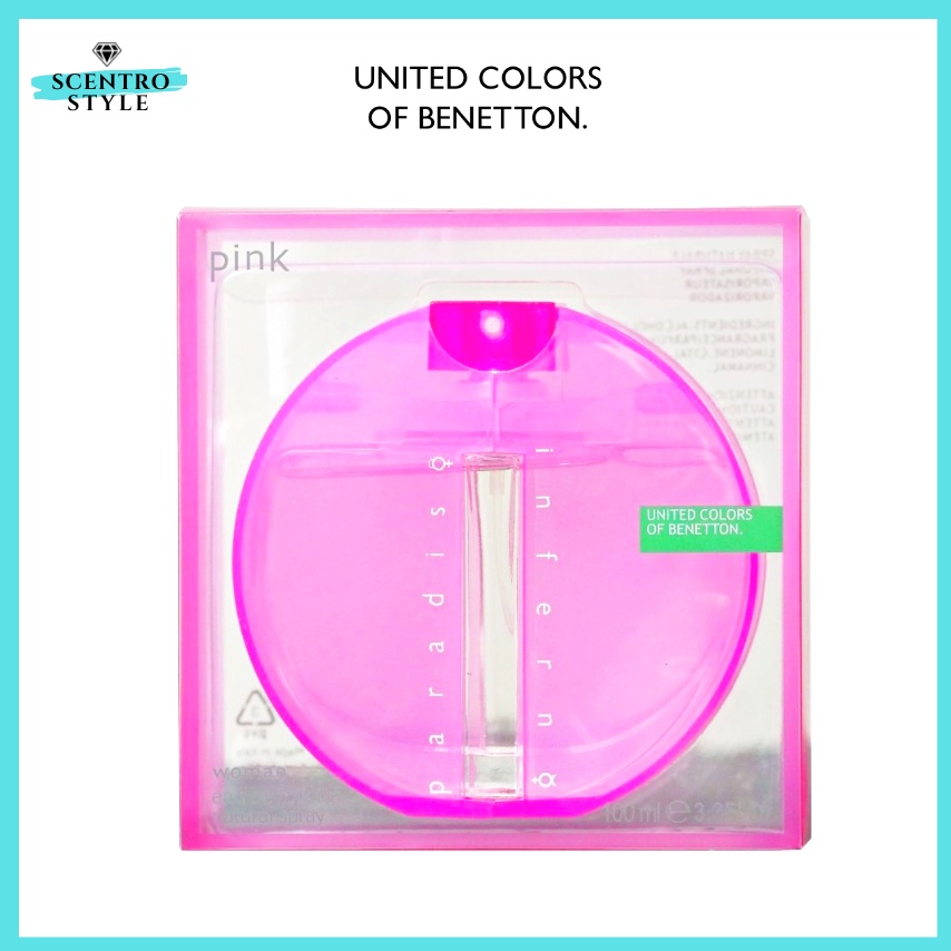 Benetton Pink Paradiso Inferno EDT 80ml | Shopee Philippines