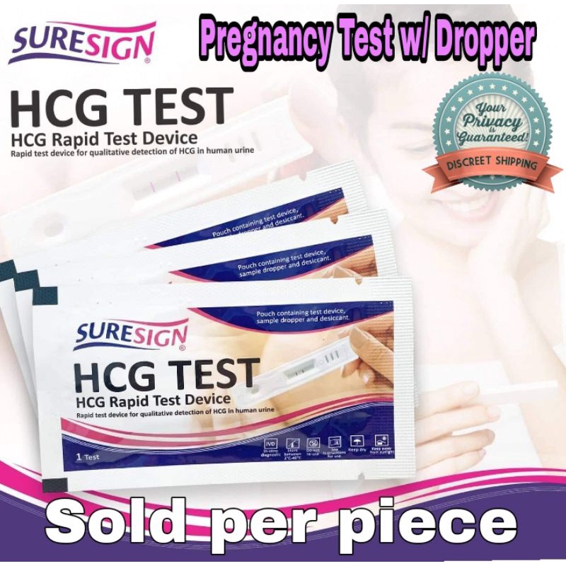 Pregnancy Test Kit (PT) (1pc)w/DROPPER (Discreet packaging) | Shopee ...