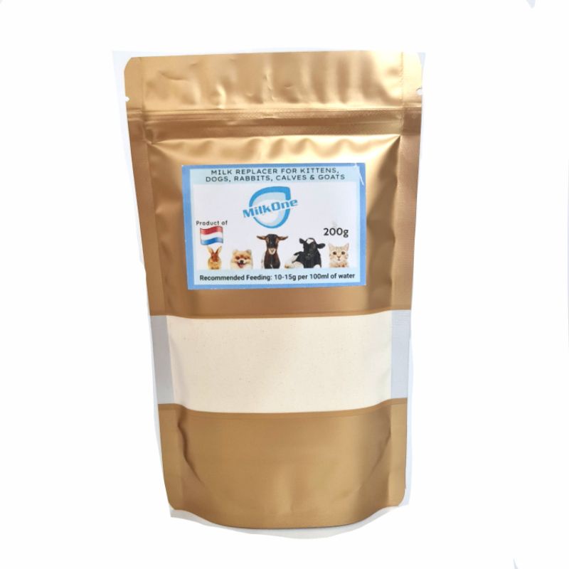 SPRAYFO MILK ONE DAIRY SOLUTION Goat Milk replacer 1kg/200g for cat dog ...