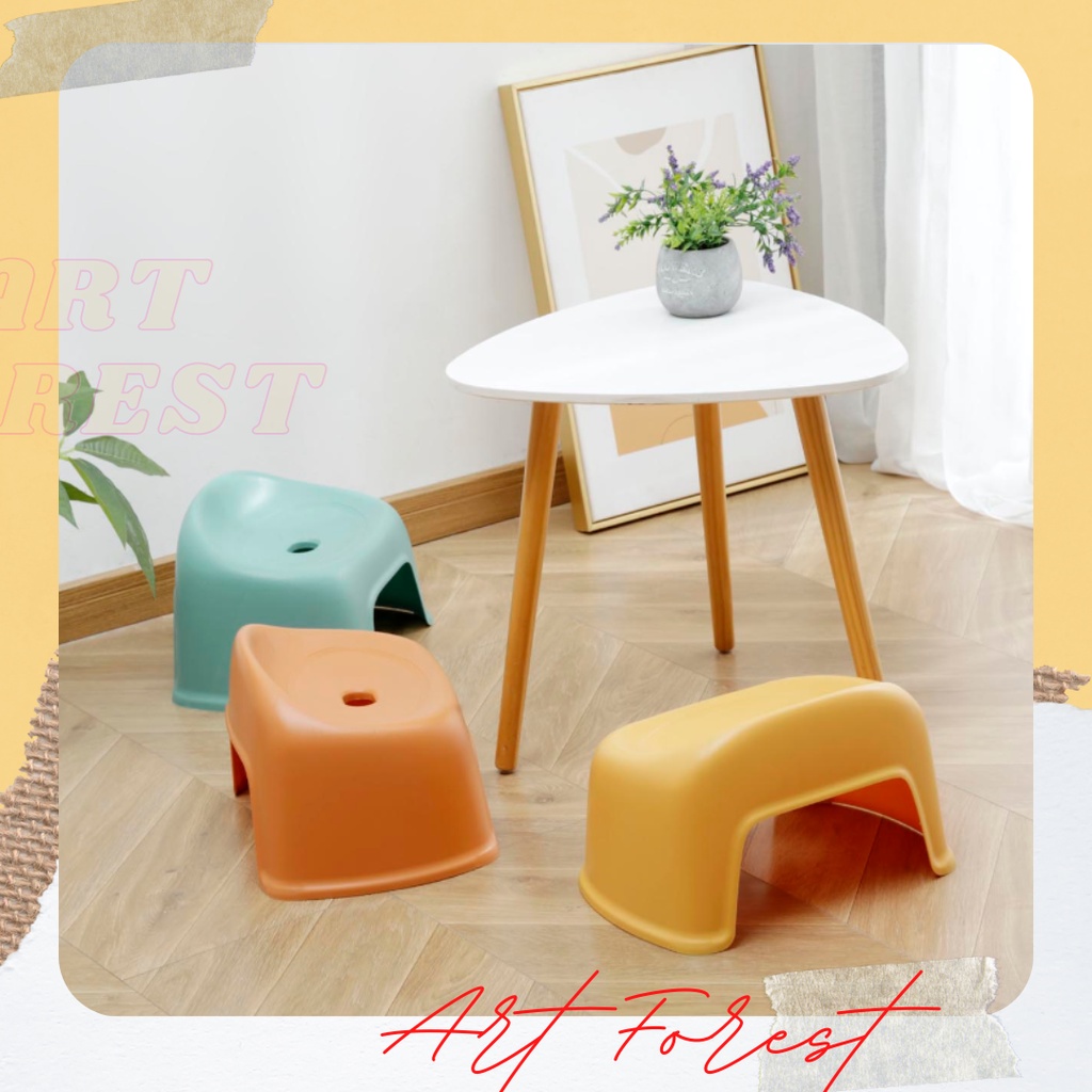 Bath Stool Plastic Thickened Low Stool Family Simple Small Stool ...
