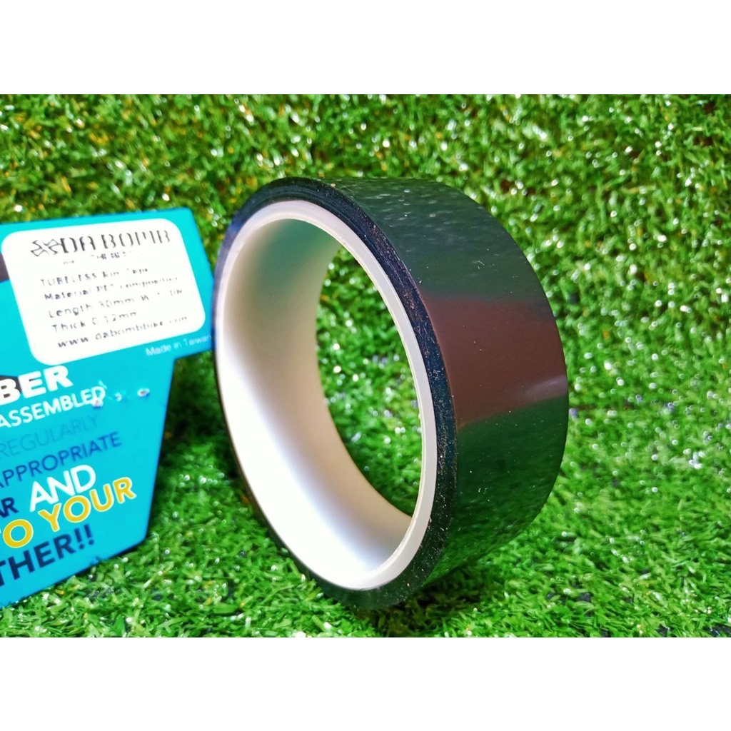 Da Bomb Tubeless Rim Tape 30mm x 10m Black (100% original) | Shopee ...