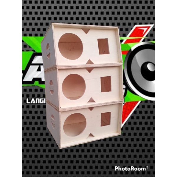 5 inch line array single speaker Box plus tweeter Box audax AX65 ...