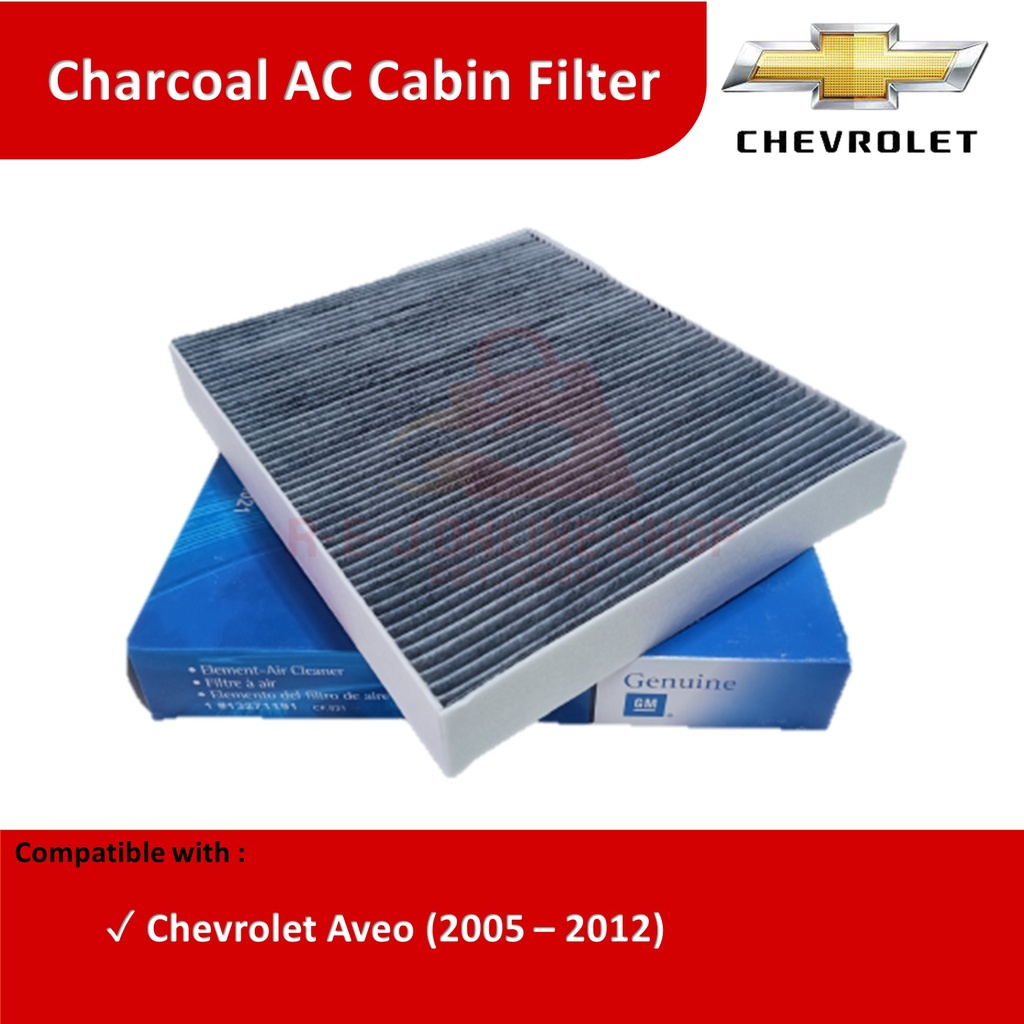 Charcoal AC Cabin Filter for Chevrolet Aveo (2005 - 2012) | Shopee ...