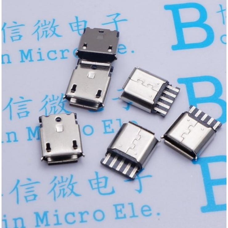 Mike Welding Wire Female Socket MICRO USB 5P Sheath Type 5P V8 Tail ...