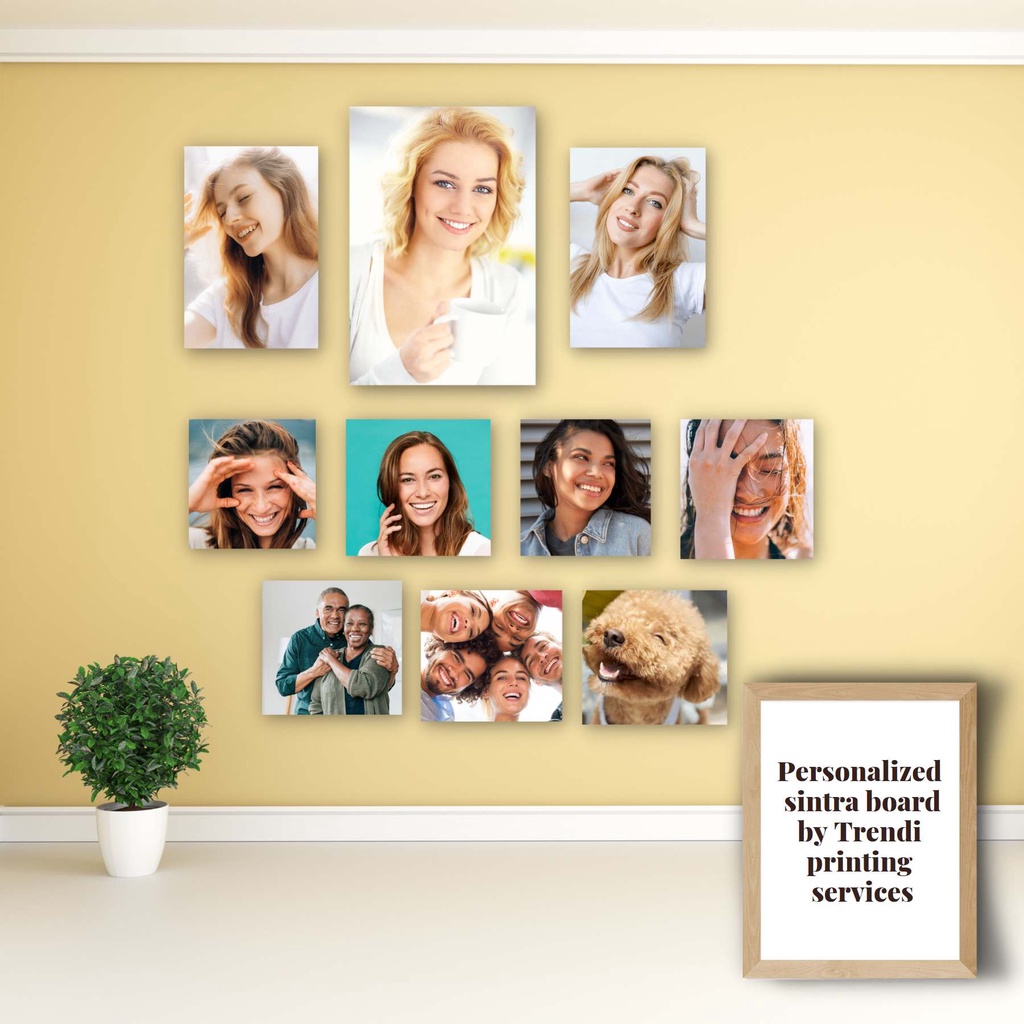 4R,5R,6R & 8R Personalized flat and 3D type sintra board wall decor ...