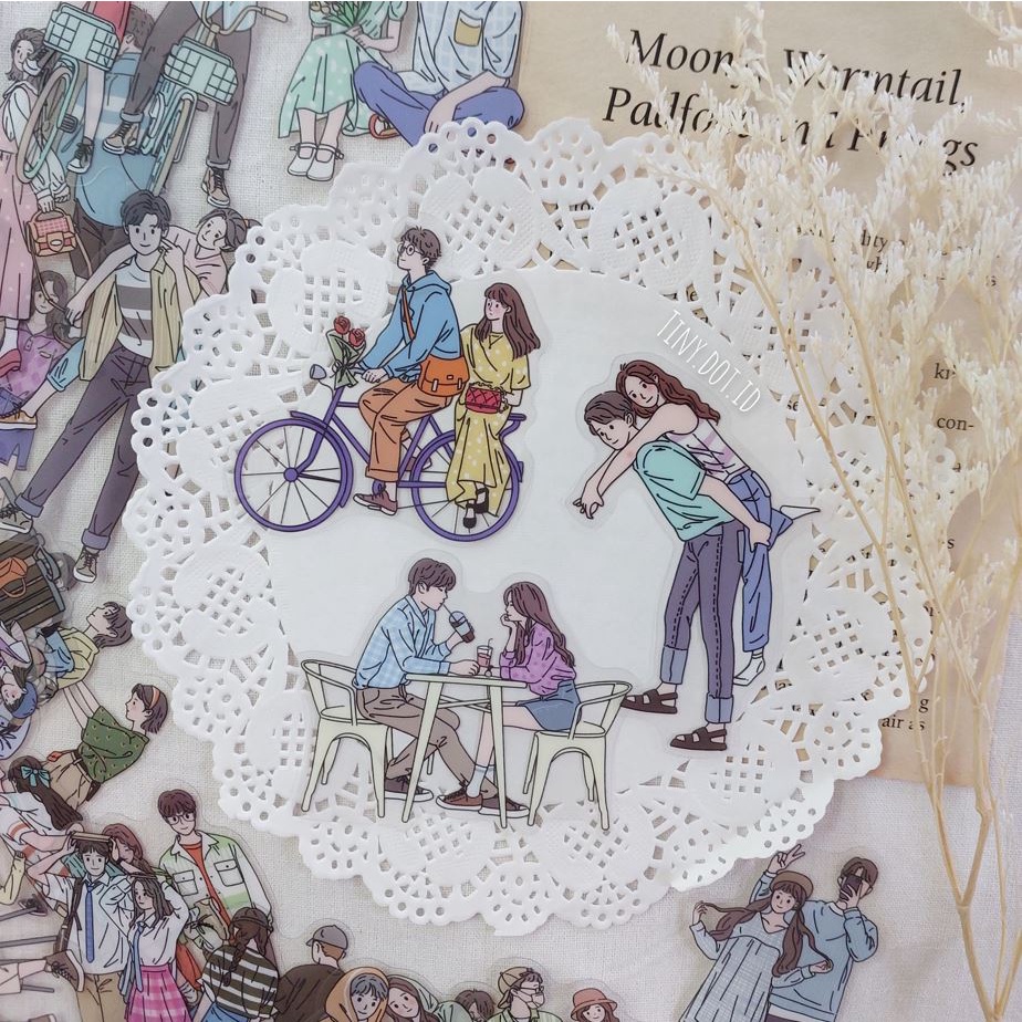 Deco Stickers - Cute Couple Stickers (10 pcs) | Shopee Philippines