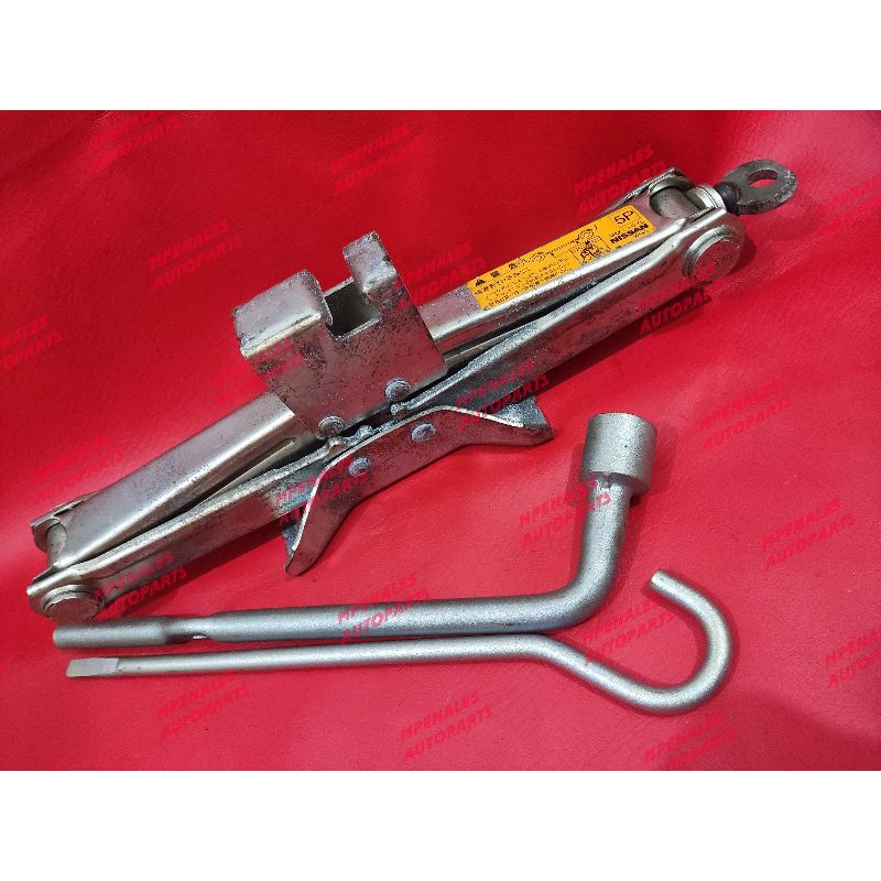 MECHANICAL SCISSOR JACK NISSAN (SILVER) WITH FREE WRENCH JAPAN SURPLUS ...