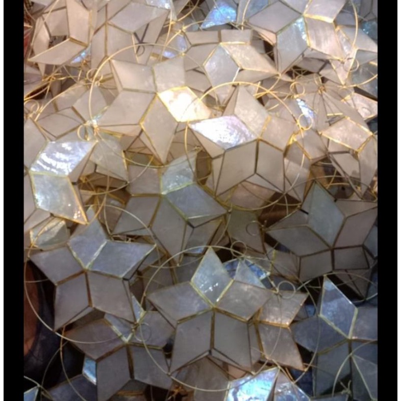 capiz star 5.5inches (pack of 12pcs )w/ out light s | Shopee Philippines