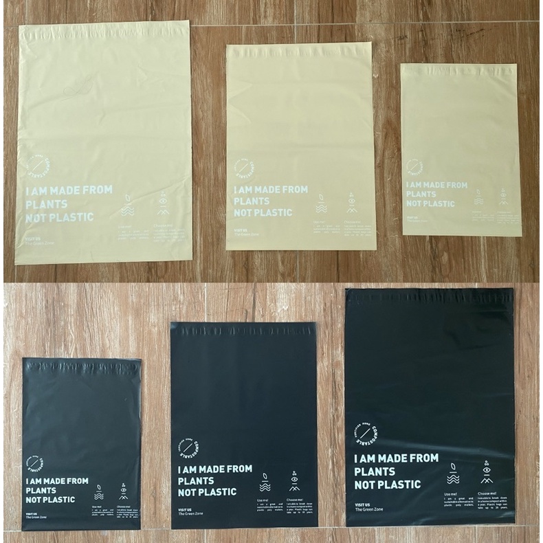 [100 pcs] Plant-Based Compostable Mailer/ Environment Friendly Mailer ...