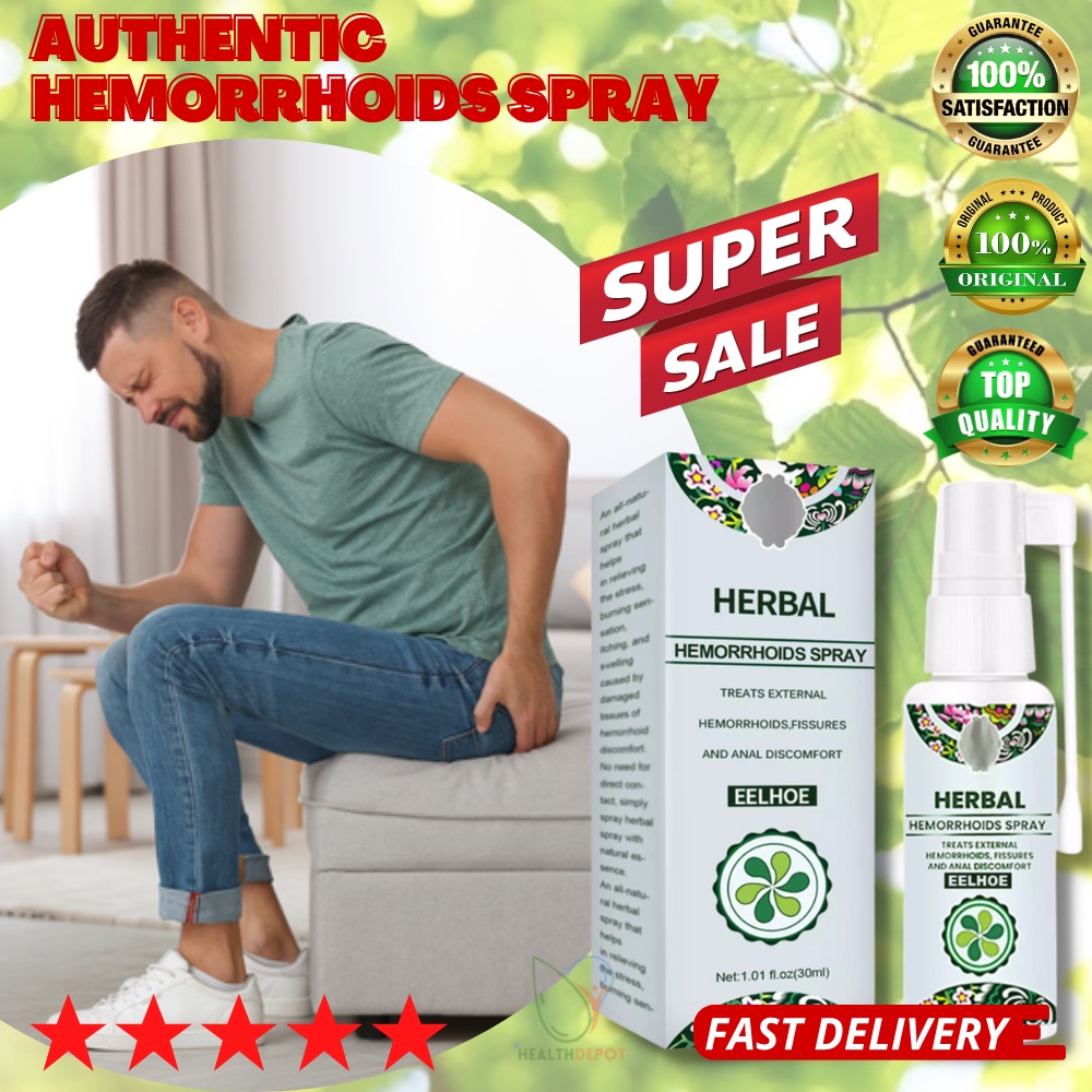 Original Herbal Hemorrhoids Spray and Anal Discomfort Gamot sa ...