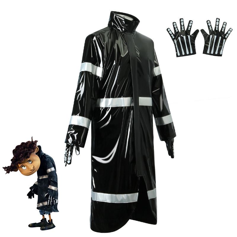 Coraline Wybie Cosplay Set With Gloves For Halloween Club Parties