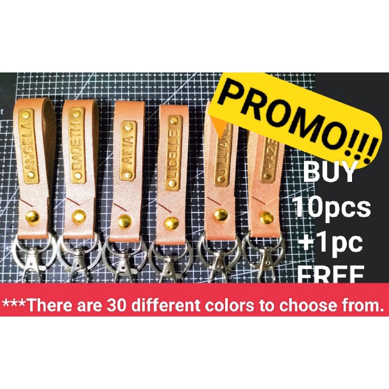 BUY 10pcs + 1free!!! Personalized QUALITY Keychain Customized Keyholder ...
