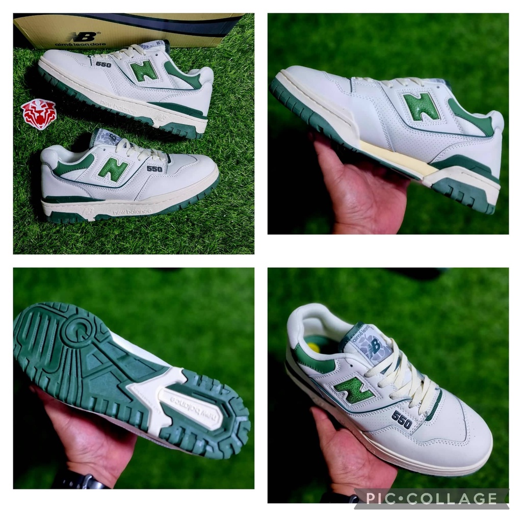 NB New BAlance 550 White Green for Men | Shopee Philippines