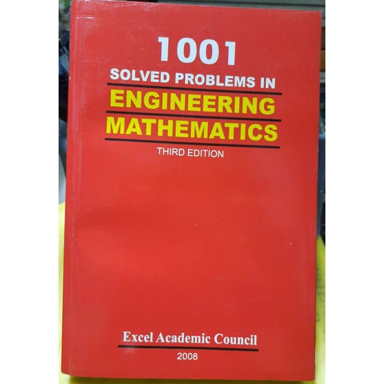 1001 Solved Problems in Engineering Mathematics 3rd ef by Excel ...