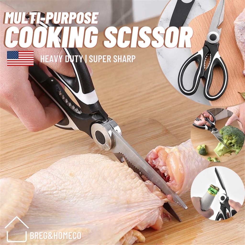 MULTI-PURPOSE KITCHEN SCISSORS | COOKING SCISSORS | BONE CUT - HEAVY ...