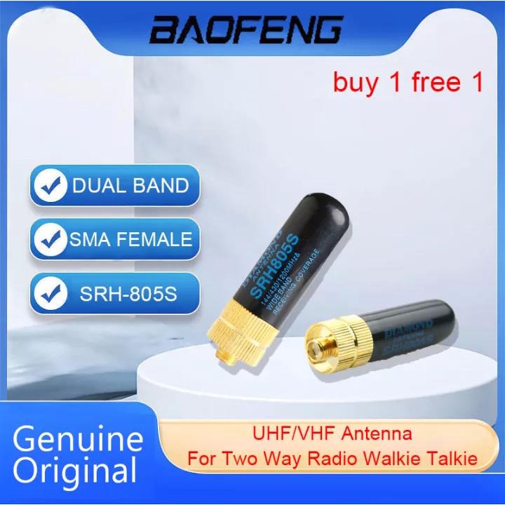 SRH 805s Dual Band UHF/VHF SRH 805S Antenna For Two Way Radio Walkie Talkie Baofeng Cignus UV-5R ...