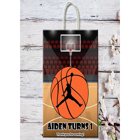 Basketball Customize Lootbag / Paper Bag sold per 10 pcs. | Shopee ...