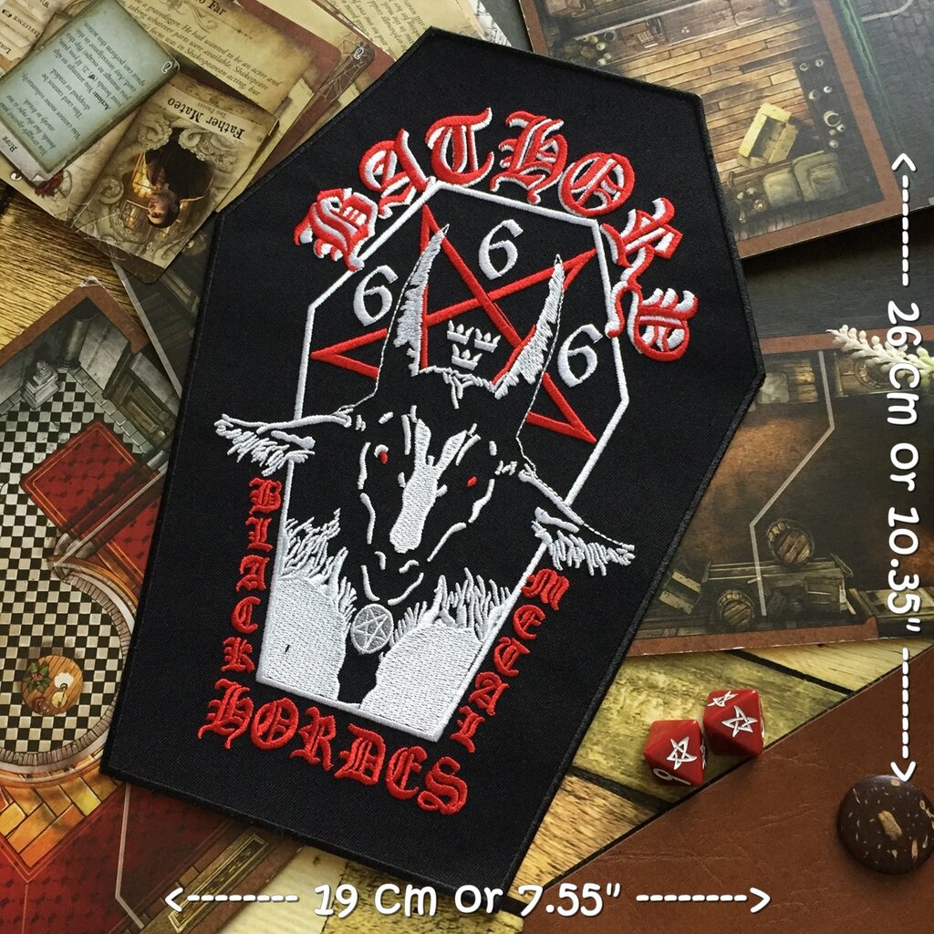 Bathory Iron-on Patch Embroidered Iron on Clothing Decoration Hats Bags ...