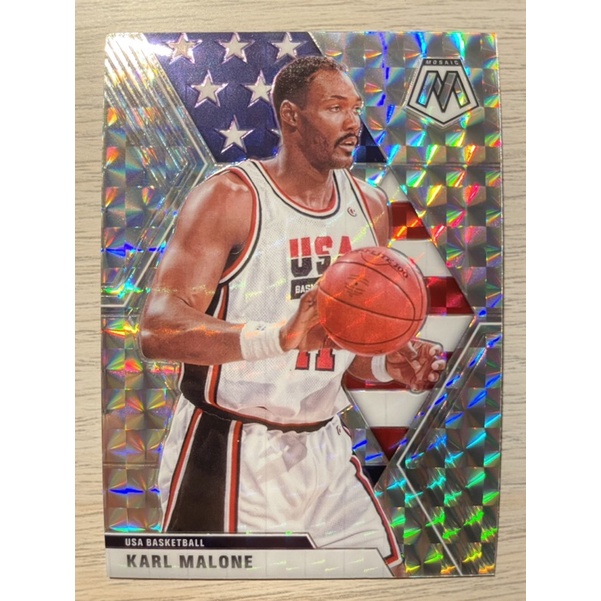 Panini Mosaic Insert/Parallel Cards (Scottie Pippen, Karl Malone, Wilt ...
