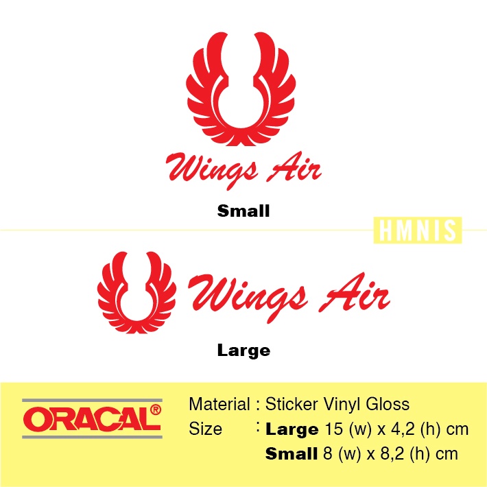 Air Wings Sticker, Air Wings Logo Sticker, Airline Sticker, Air Wings ...