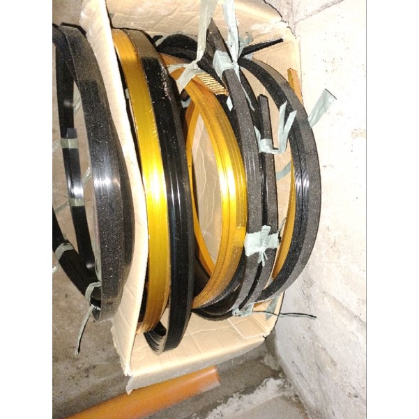 Nossing edging 3/4 gold and black | Shopee Philippines