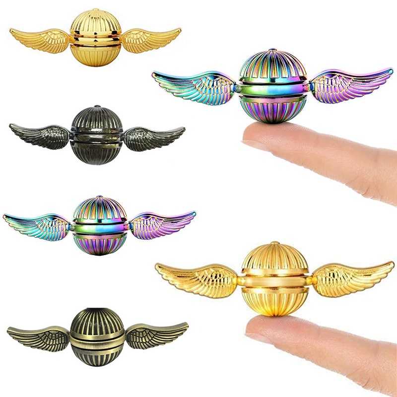 Golden Snitch Fidget Spinner for Kids Adult Anti Stress Fidget Toys ...