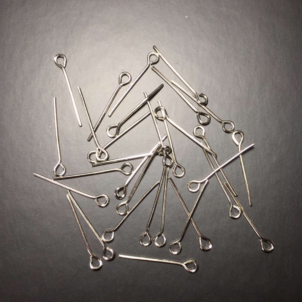 Veeds 110 pcs (10 Grams) 2cm DIY Eye Head Pins, Connect Pin for Jewerly ...