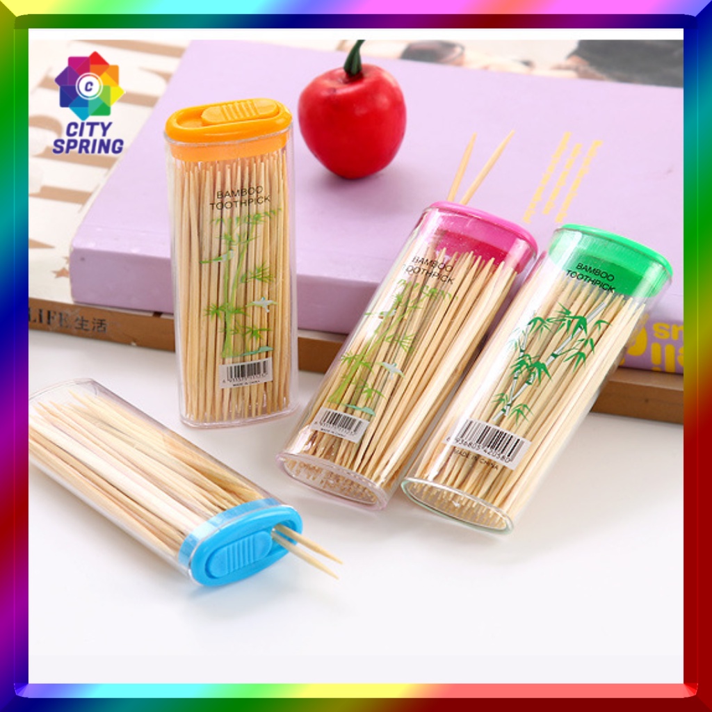 Toothpick With Container Dispenser Portable Travel Easy Carry Lighter ...