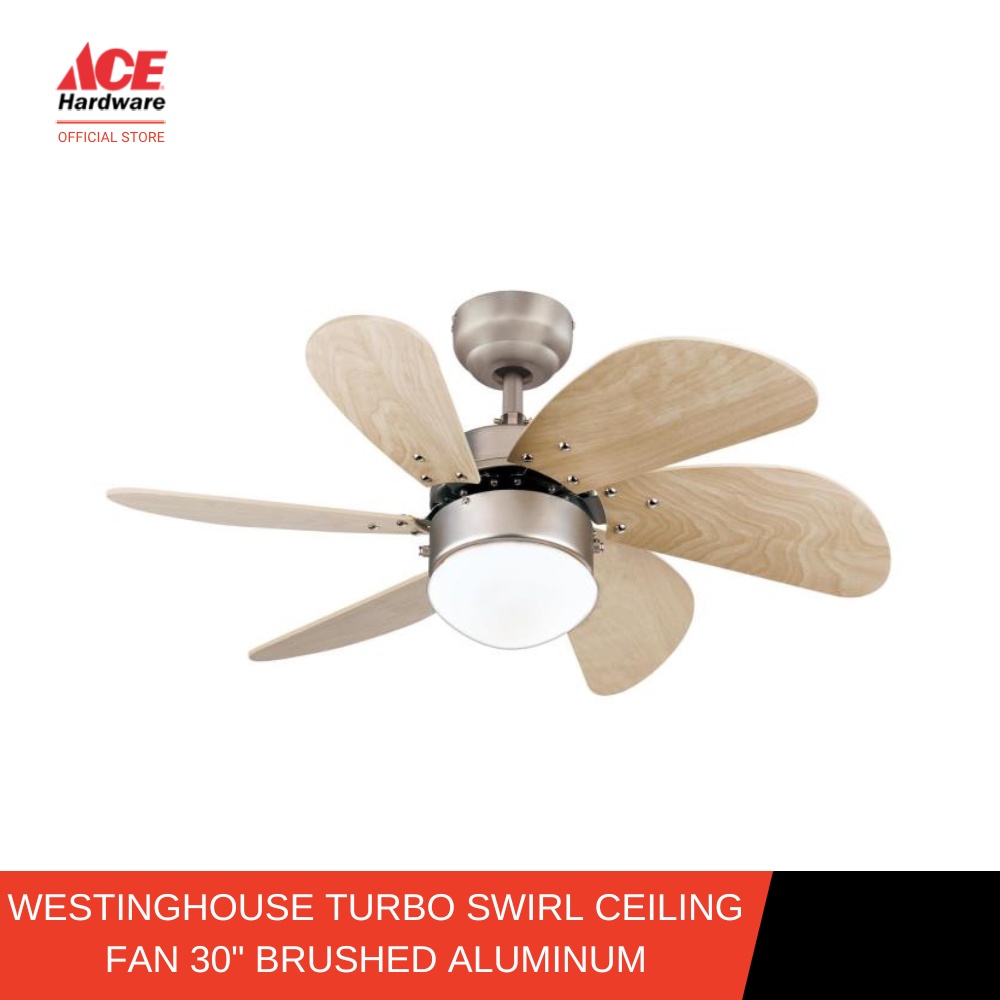 Westinghouse 30in./76cm Turbo Swirl Ceiling Fan - Light Maple | Shopee ...