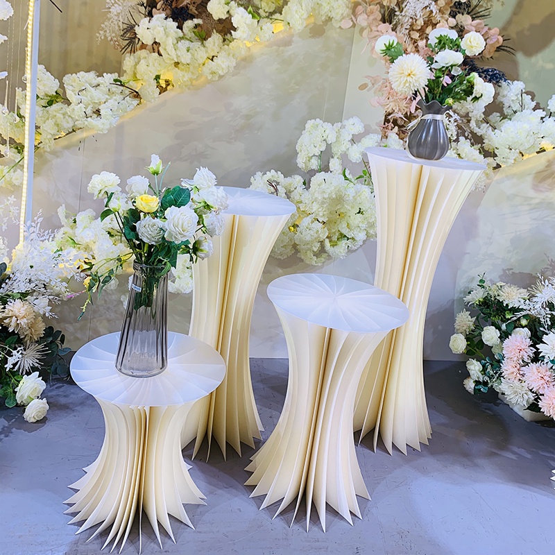 Wedding Props Small Waist Road Guide Wedding Folding Dessert Table ...